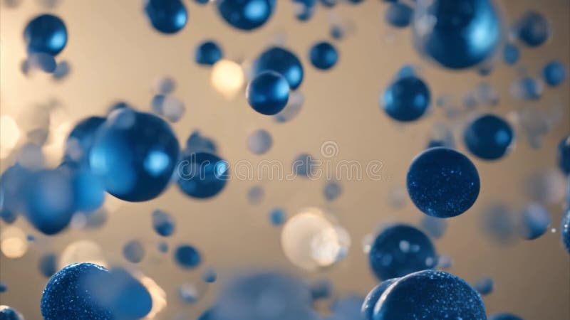 Abstract Blue Spheres stock video. Video of futuristic - 335667139