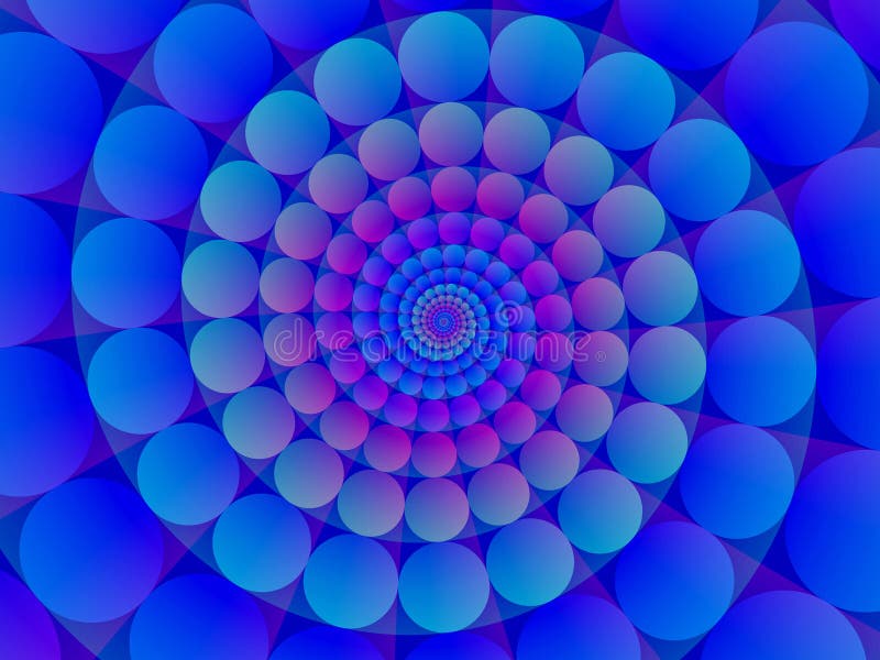 Abstract Blue Spiral Background. Vector Stock Illustration ...