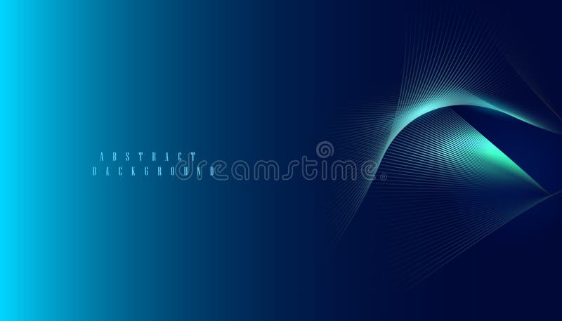 Abstract Blue and Spiral Design Element on Blue Background Stock ...