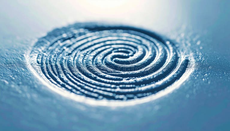 Abstract Blue Spiral Texture Background Stock Illustration ...