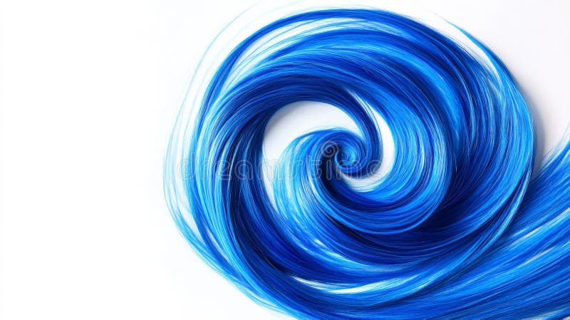 Abstract Blue Spiral Texture Design Stock Illustration - Illustration ...