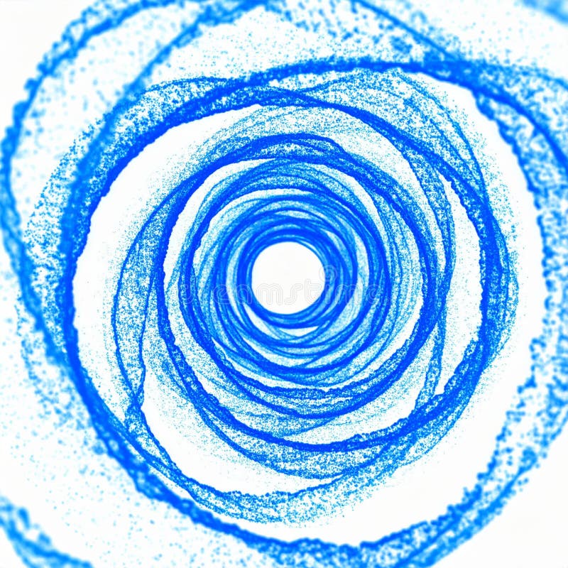 Abstract Blue Spiral Vortex Background Stock Illustration ...