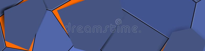 Abstract Blue Splinter Background. Modern Horizontal Mosaic Backdrop ...