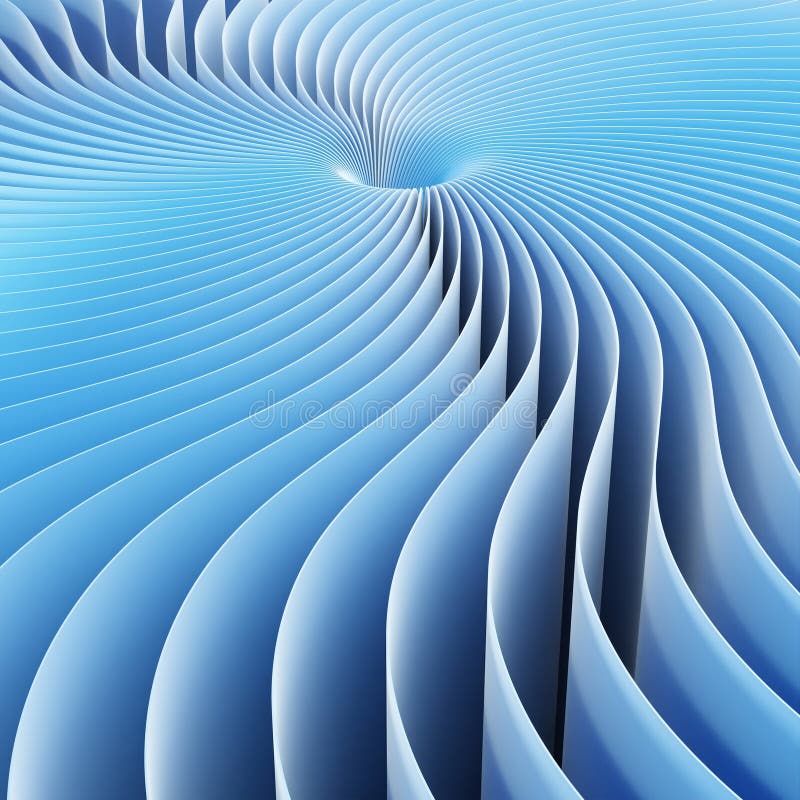 Abstract 3D Blue Square Background with Stripes Stock Illustration ...