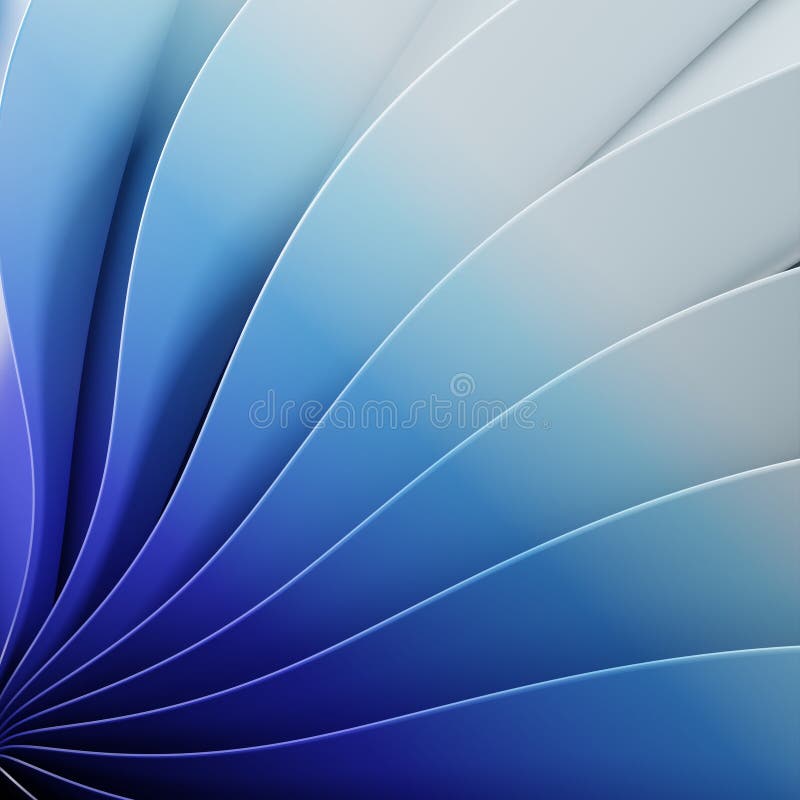 Abstract 3D Blue Square Background with Stripes Stock Illustration ...