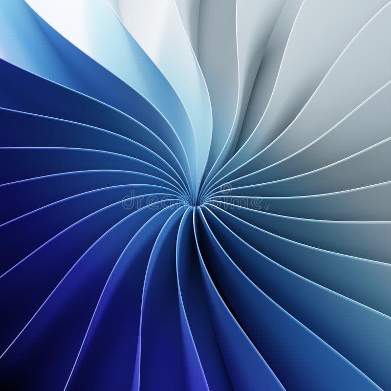 Abstract 3D Blue Square Background with Stripes Stock Illustration ...