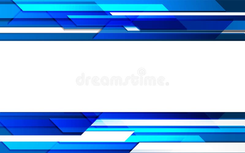 Abstract Blue Square Cyber Element Background Template Stock Vector ...