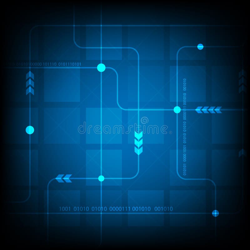 Abstract Blue Square Digital Technology Background, Futuristic ... Abstract Blue Square Digital Technology Background, Futuristic ...