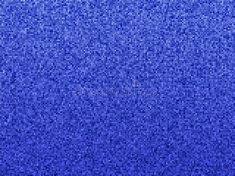 Abstract Blue Squares Pixels Stock Illustration - Illustration of ...