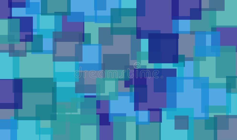 Abstract Blue Squeres Texture Stock Illustration - Illustration of ...