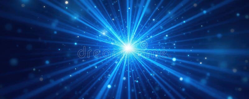 Abstract Blue Starburst Pattern, Radiating Energy Ideal Backdrop ...