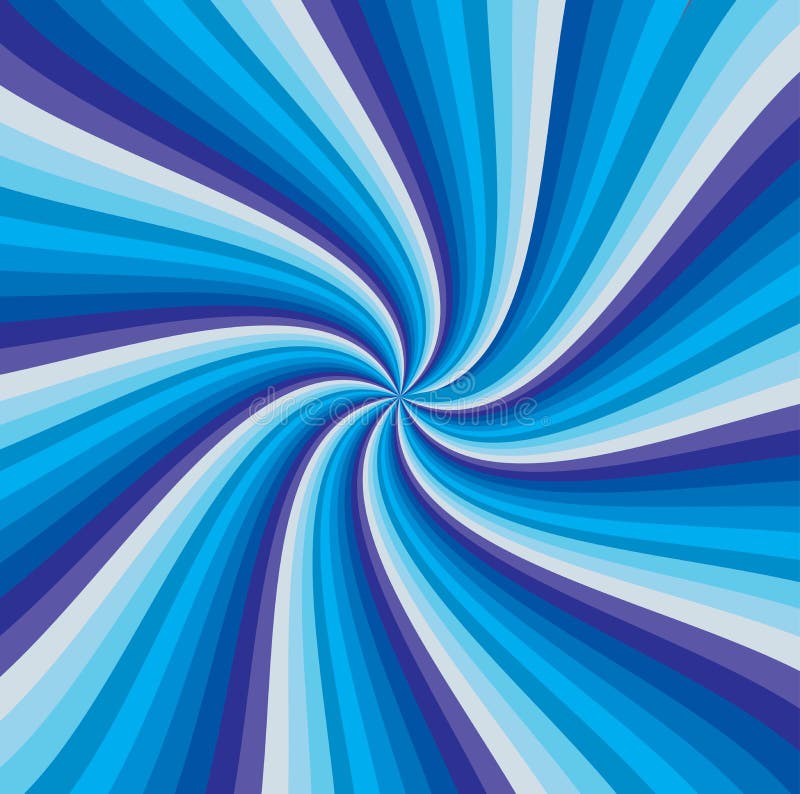 Abstract Blue Stripe Swirl Background Stock Vector - Illustration of ...