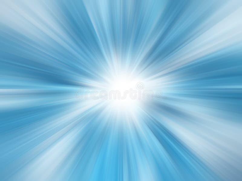 Abstract Blue Sunbeam Summer Glow Stock Illustration - Illustration of ...