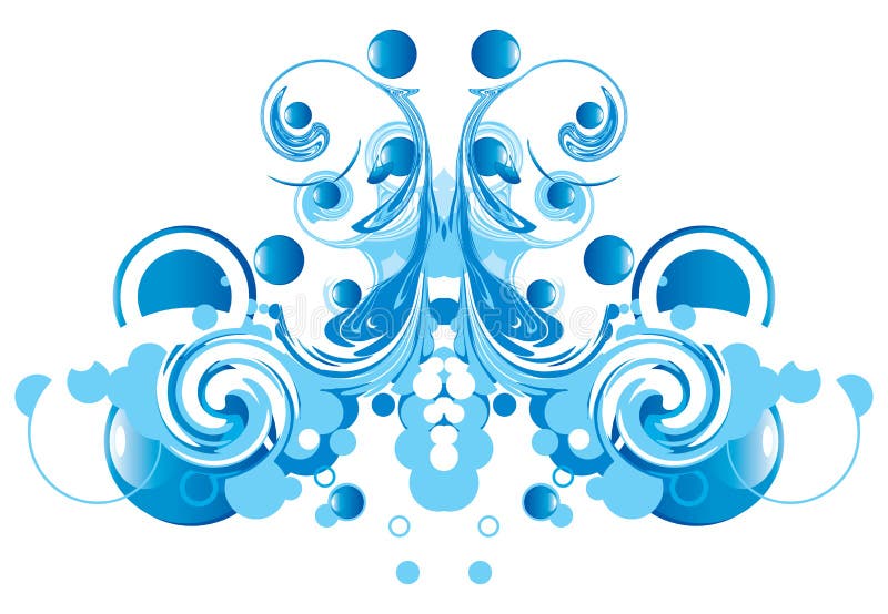Blue Swirl Designs Png