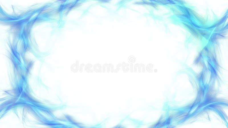 Serene Blue Abstract Frame: a Gentle Background for Design Projects ...