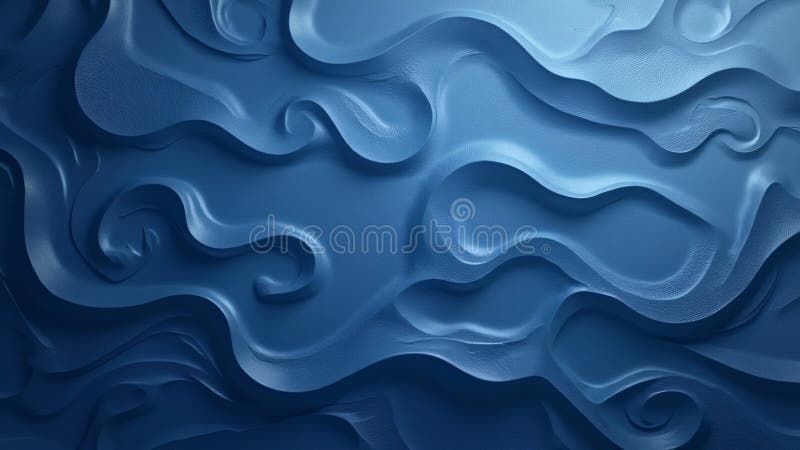 Abstract Blue Swirl Texture, Elegant 3D Wave High Quality Image Stock ...