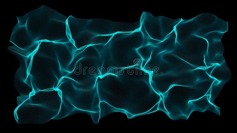 Abstract Blue Swirl Wave Background. Flow Liquid Lines Design Element ...