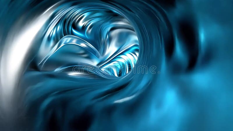 Abstract Blue Swirling Vortex Background Stock Video - Video of pattern ...