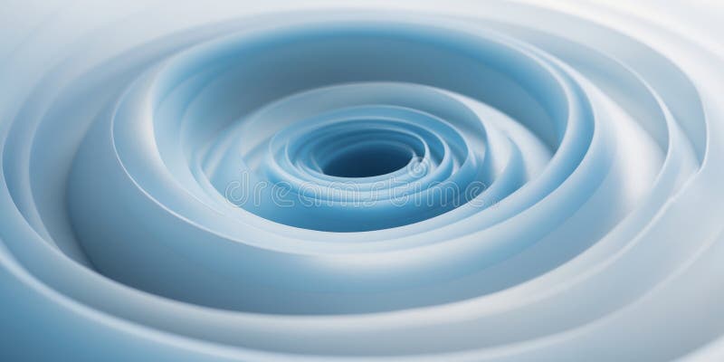 Abstract Blue Swirling Vortex Displayed on Screen Stock Image - Image ...