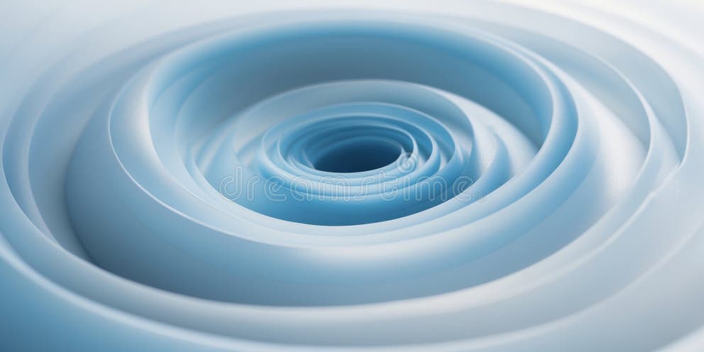 Abstract Blue Swirling Vortex Displayed on Screen Stock Image - Image ...
