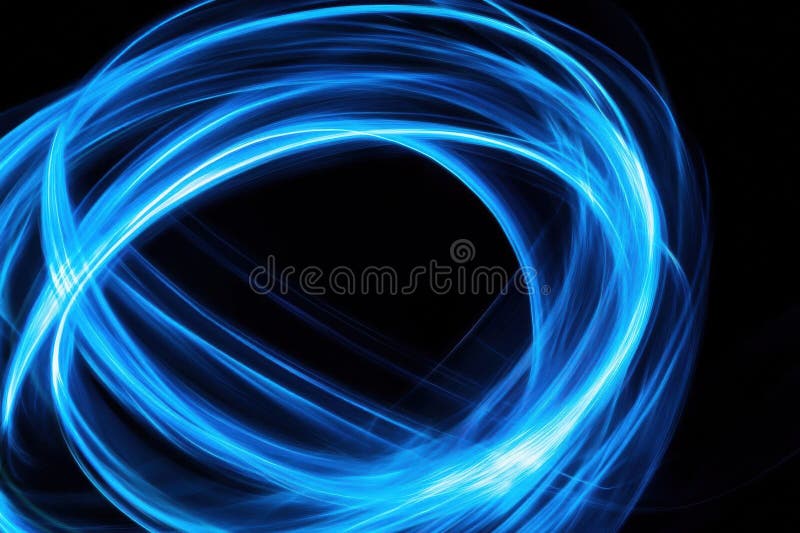 Abstract Blue Swirls, a Visual Representation of Energy and Movement ...