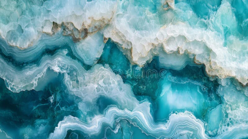 Abstract Blue and Teal Crystal Texture Stock Illustration ...
