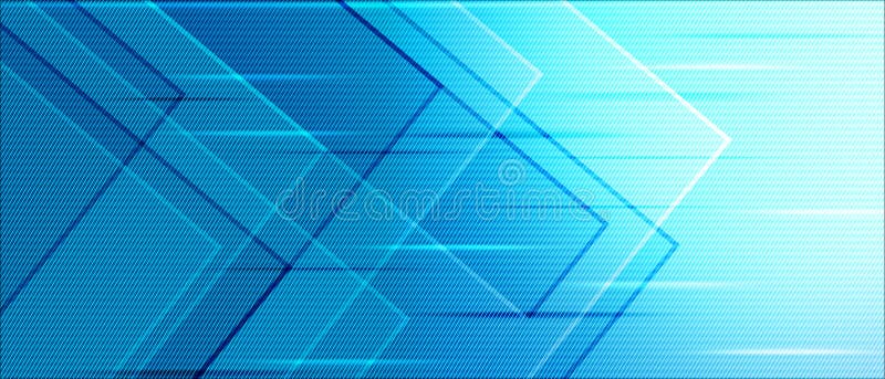 Abstract Blue Tech Background Stock Illustration - Illustration of ...