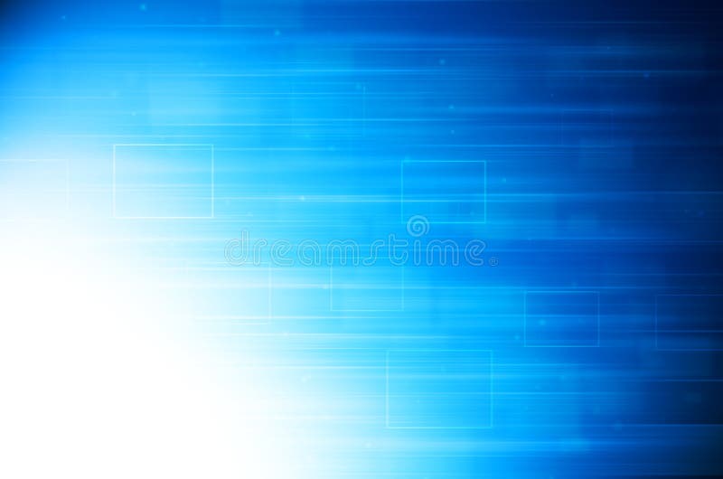 Abstract Blue Tech Background. Stock Illustration - Illustration of ...