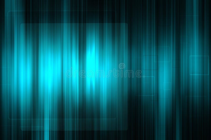 Abstract Blue Tech Background Stock Illustration - Illustration of ...