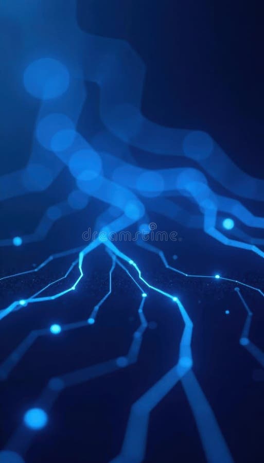 Abstract Blue Tech Background, Website Mock Up, Online, Minimal Stock ...