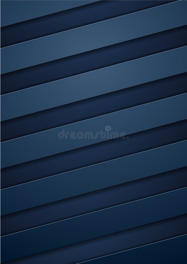 Abstract Blue Tech Corporate Stripes Background Stock Vector ...