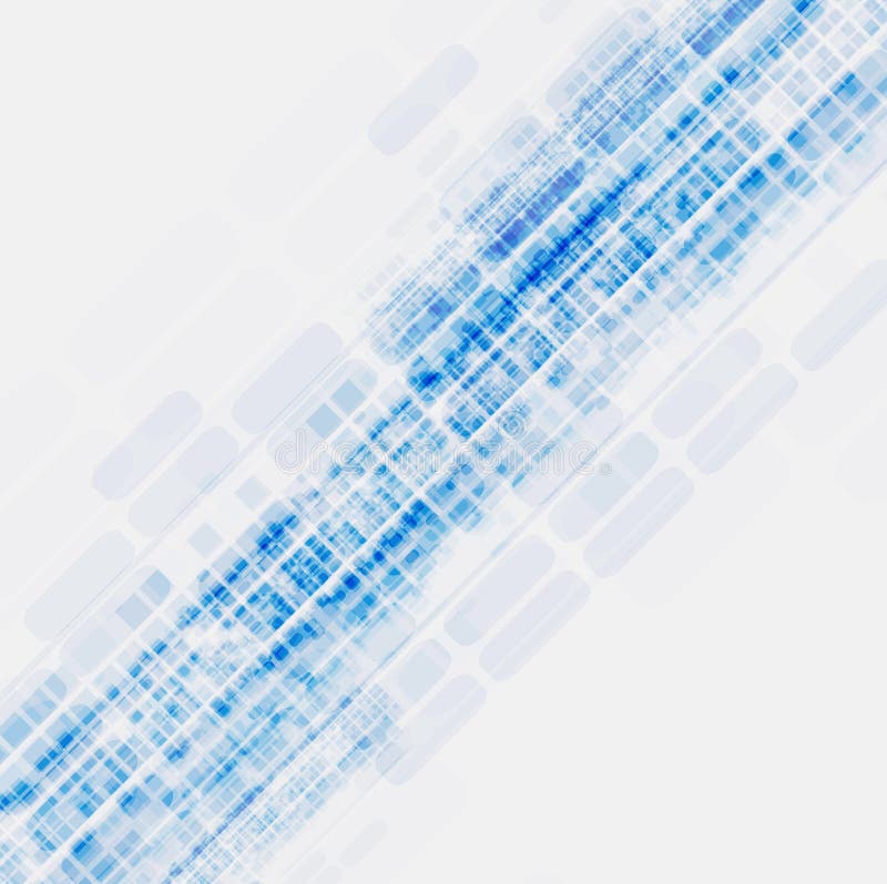 Abstract Blue Tech Geometric Background Stock Vector - Illustration of ...