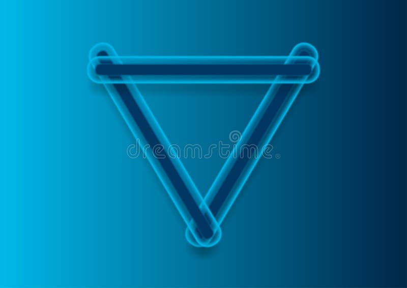 Abstract Triangle Vector Tech Background Stock Vector - Illustration of ...