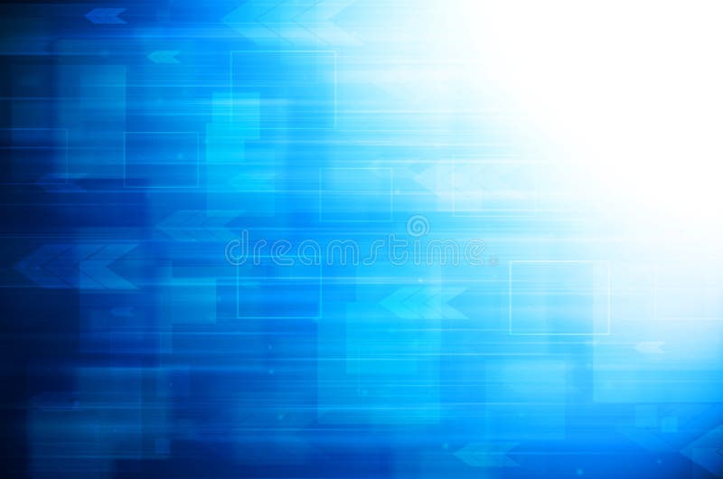 Abstract Blue Technical Background. Stock Illustration - Illustration ...