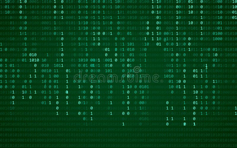 Abstract Blue Technology Background Binary Computer Code Programming Coding Hacker Concept