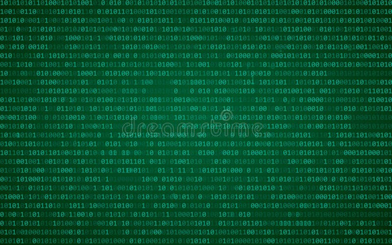 Vector Abstract Technology Binary Code Digital Backdrop Stock Vector Illustration Of