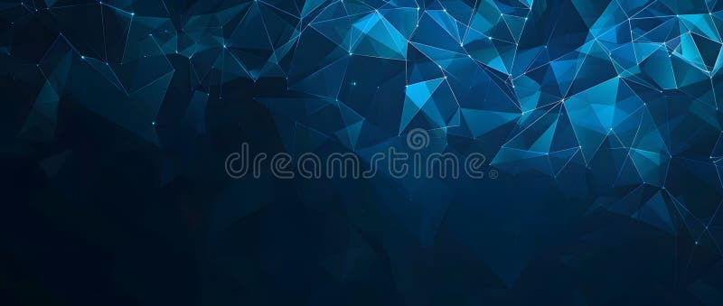 Abstract Blue Technology Background with Connection Lines Stock ...