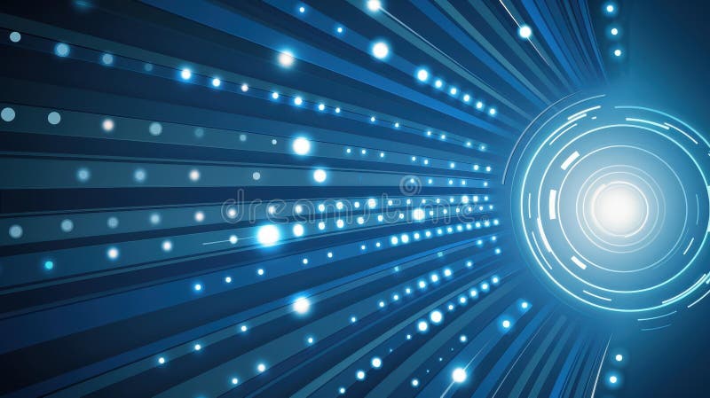 Abstract Blue Technology Communication Concept Vector Background Stock ...