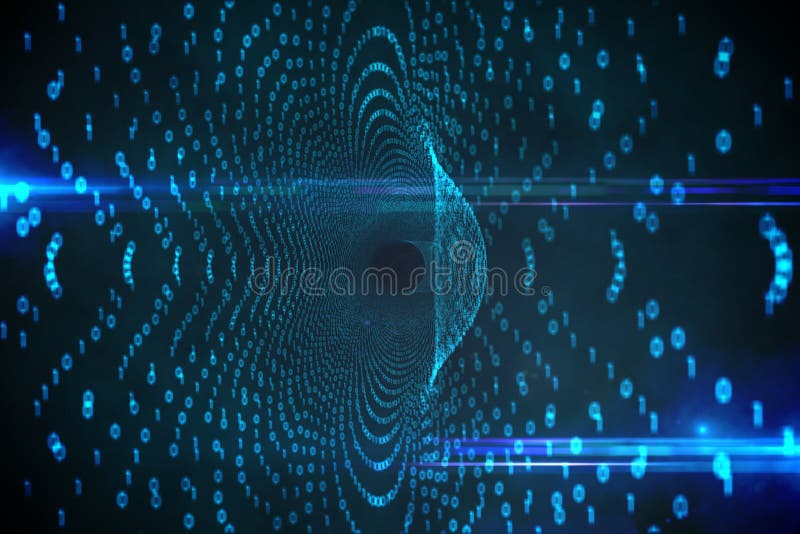 Abstract Blue Technology Design Stock Illustration - Illustration of ...