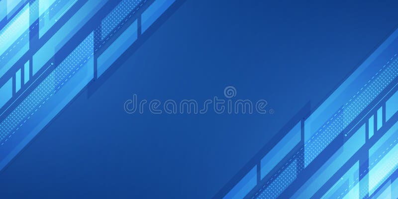 Blue Technology with Geometric Design and Digital Network Background ...