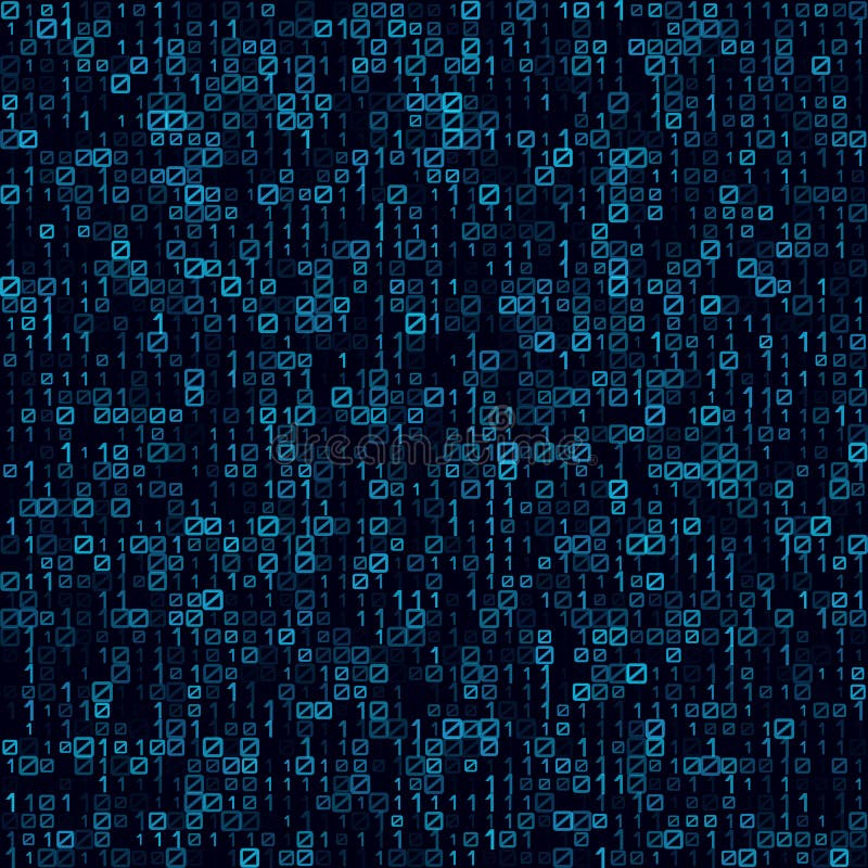 Abstract Blue Technology Seamless Background Stock Vector ...