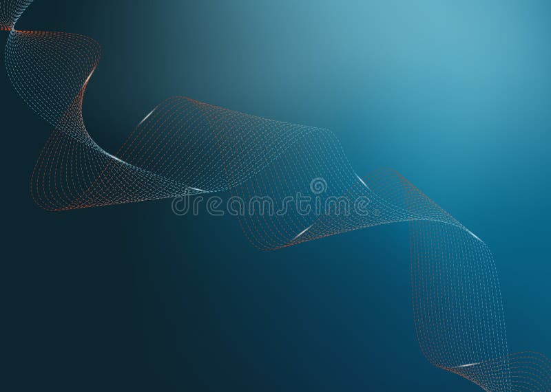 Abstract Blue Template Background Stock Vector - Illustration of line ...
