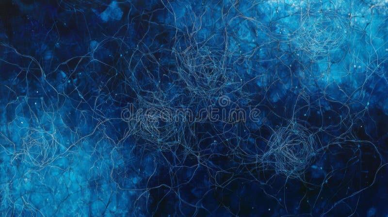 Abstract Blue Texture Background with Dark Paint Stock Illustration ...