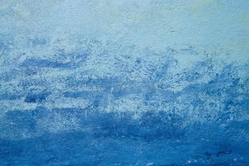 Abstract Blue Texture and Background for Design. Old Wall Painted in ...
