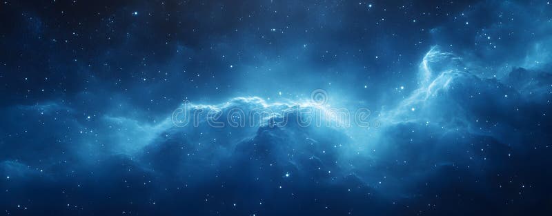 Abstract Blue Night Sky Texture Background Stock Illustration ...