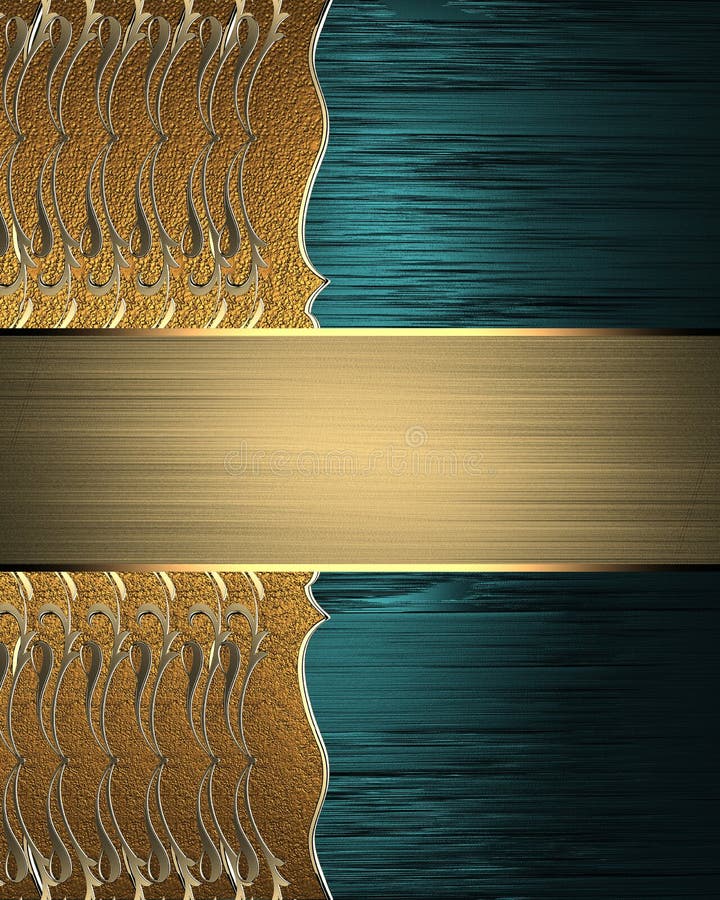 Abstract Blue Texture with a Plate for Text. Stock Illustration ...