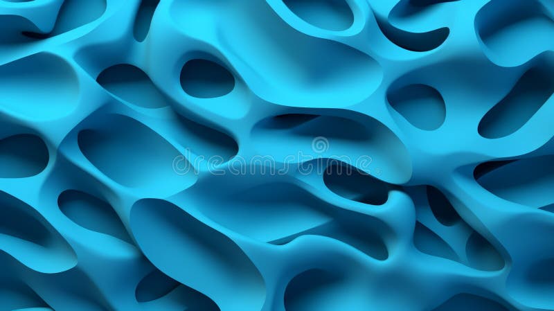 Abstract Rubber Texture Wallpaper with Surreal Organic Shapes Stock ...
