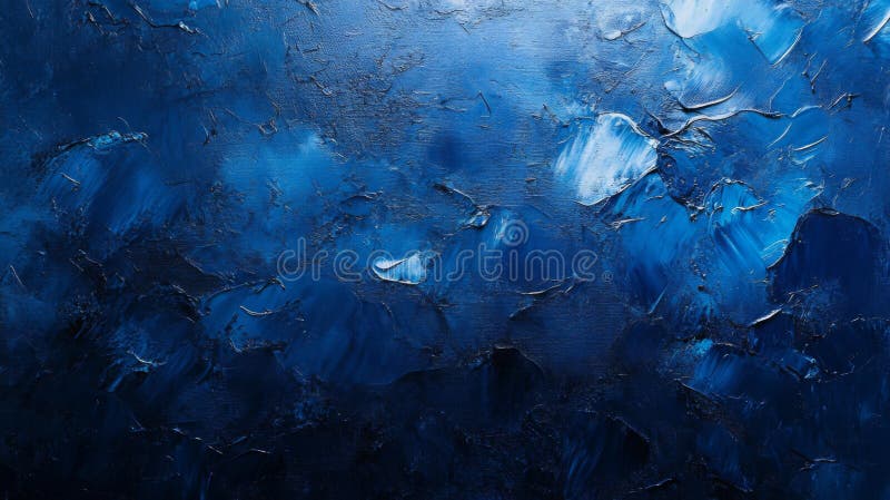 Textured Oil Painting Abstract Oil Thick Textured Navy Blue Taupe ...