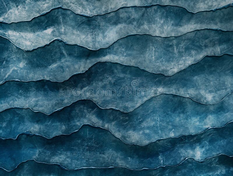Abstract Blue Textured Waves Background Stock Image - Image of elegant ...