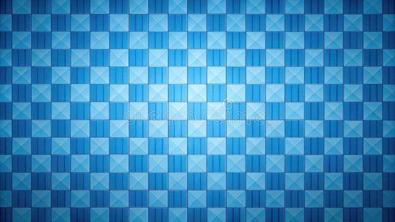 Abstract Blue Tile Pattern Background Design with Geometric Shapes ...